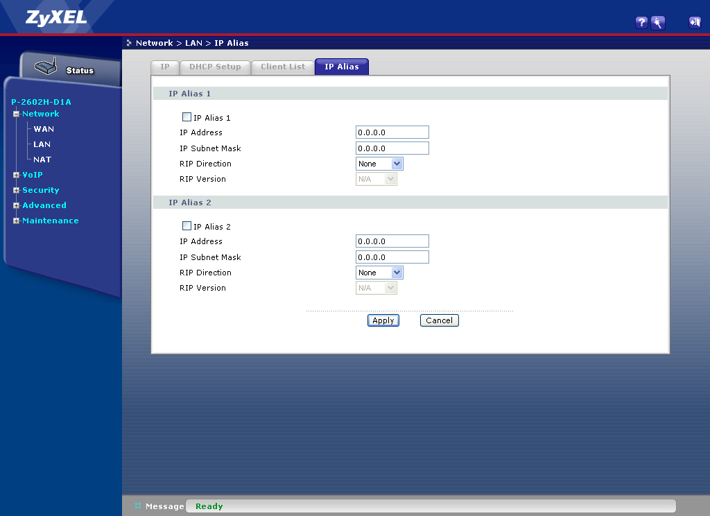 ADSL-маршрутизатор и SIP-шлюз ZyXEL P-2602H (предсерийный образец)
