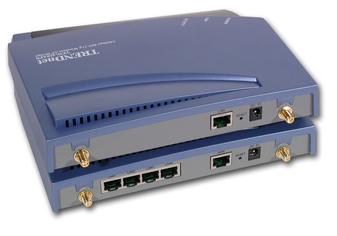 Беспроводное оборудование стандарта 802.11g от TRENDnet
