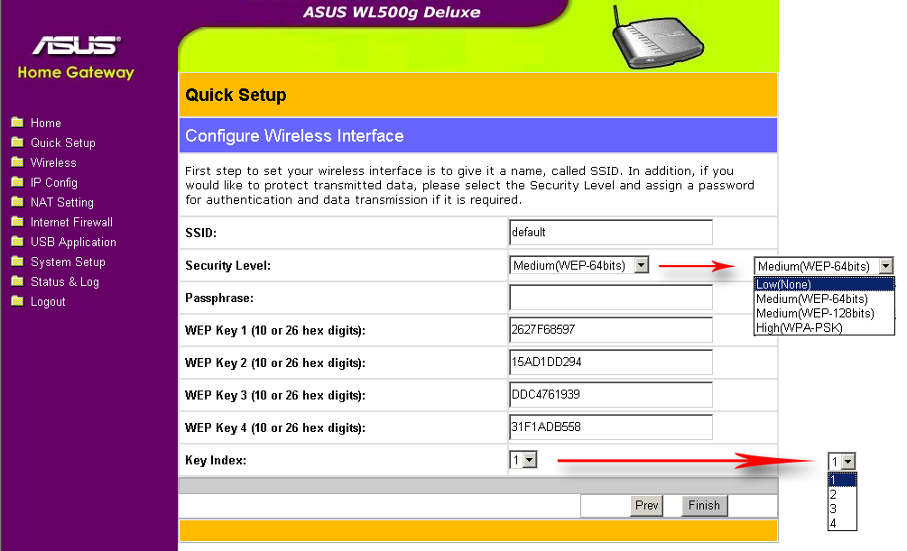 Беспроводное оборудование от ASUS: роутер WL-500G Deluxe, Cardbus ...