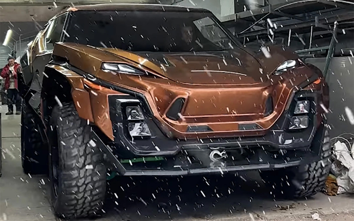 Российский экстремальный внедорожник Visuva с моторами от Tank 300 и ...