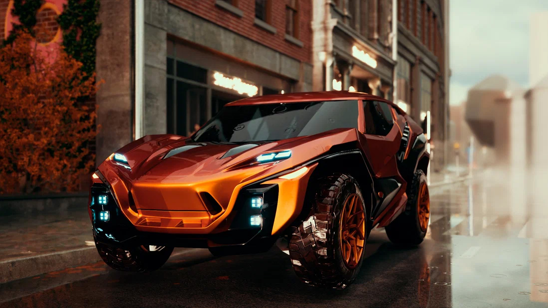 Хардкорный российский внедорожник с моторами от Tank 300 и Tank 500, 9 ...