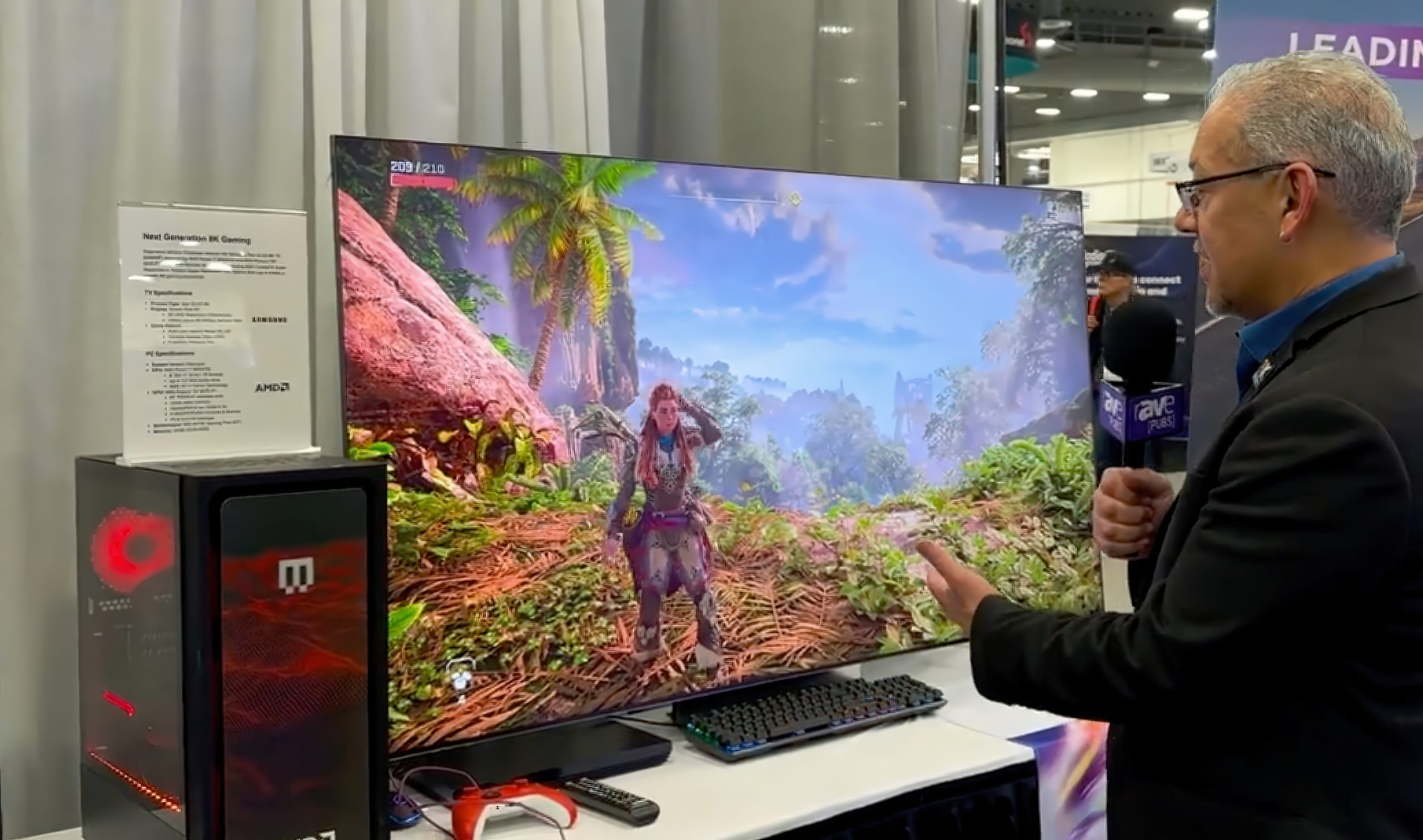 «Первый в мире» запуск игры в разрешении 8K при 120 к/с, и это на ...