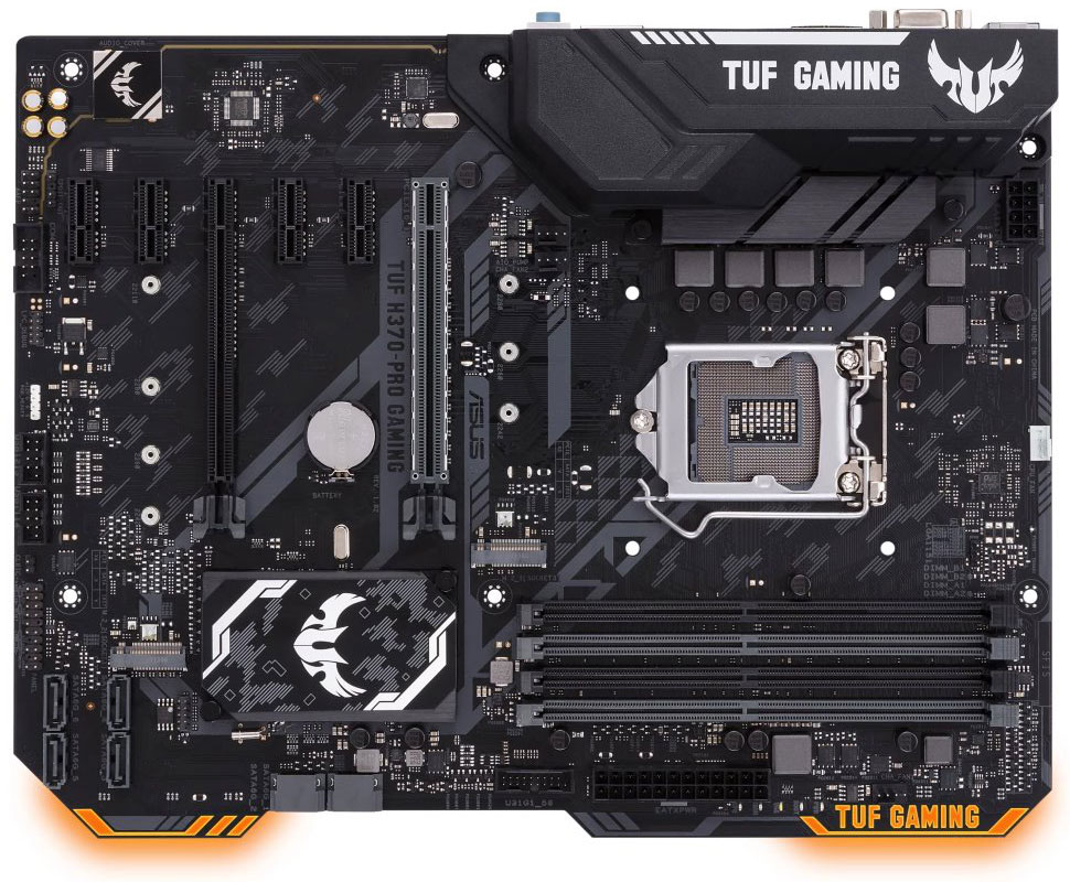 Обзор материнской платы Asus TUF H370-Pro Gaming на чипсете Intel H370