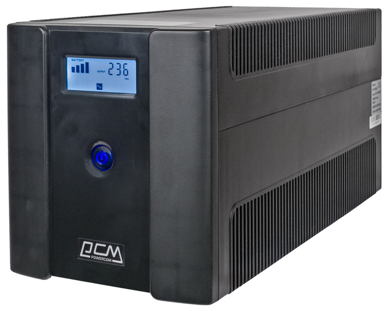 Обзор линейно-интерактивного ИБП Powercom Raptor RPT-1025AP LCD с ЖК ...