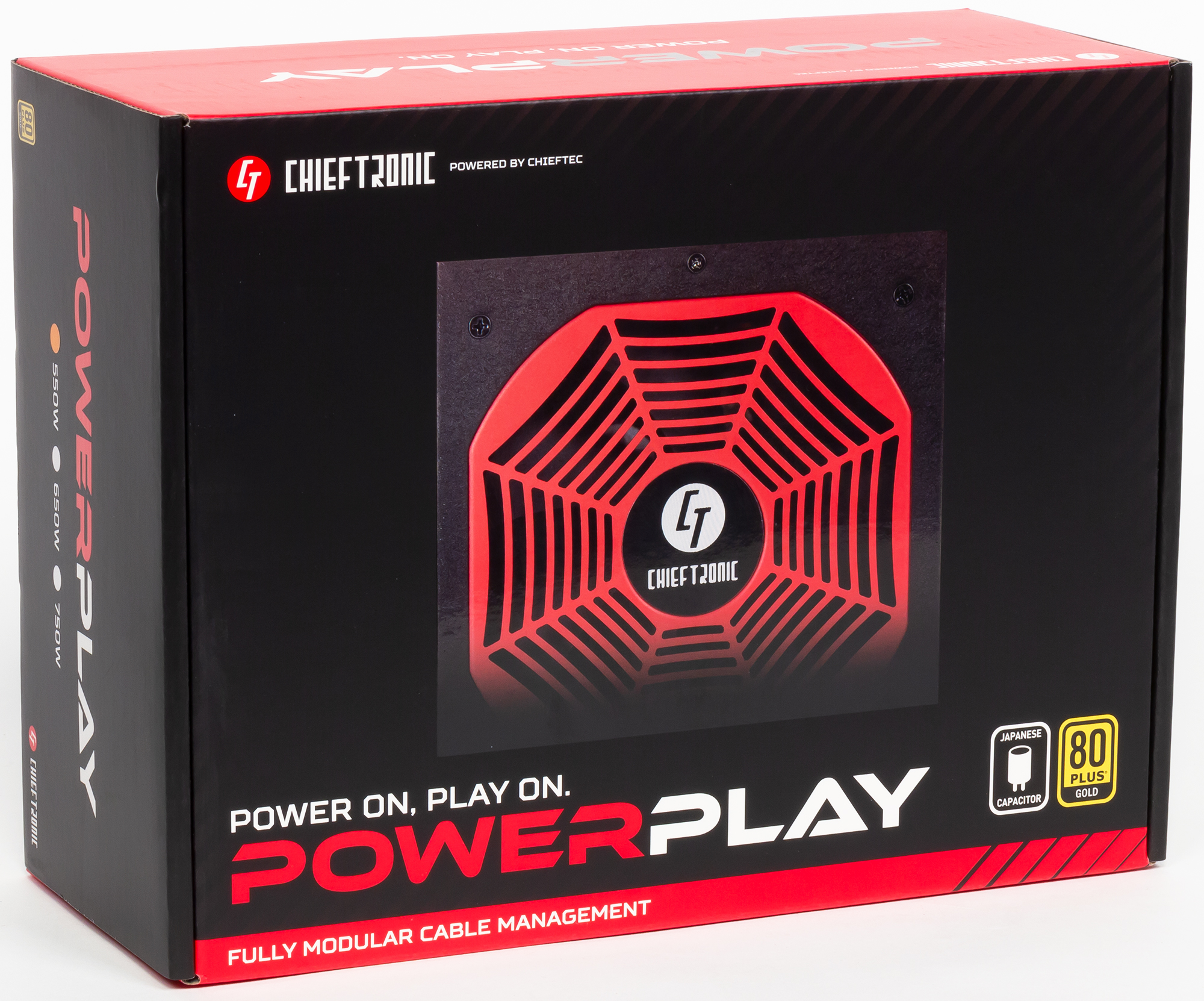 Обзор блока питания Chieftronic PowerPlay 550W (GPU-550FC)