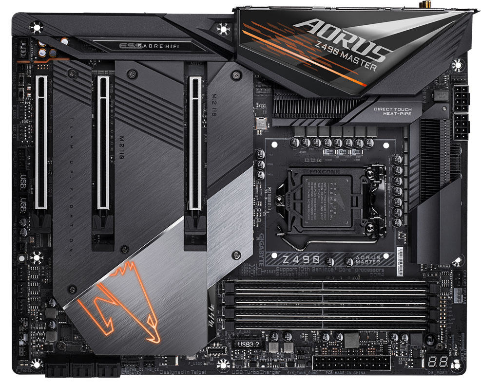Обзор материнской платы Gigabyte Z490 Aorus Master на чипсете Intel Z490
