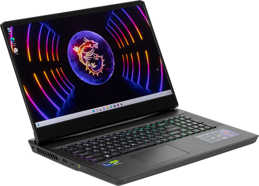 Обзор игрового ноутбука MSI Vector GP77 13V с Intel Core i7-13700H и ...