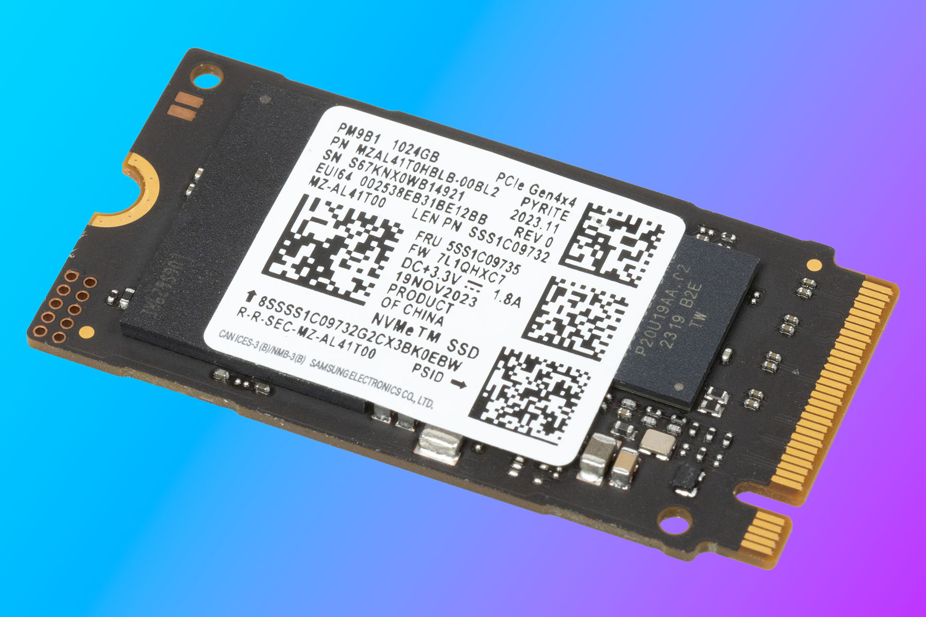 Тестирование OEM SSD Samsung PM9B1 1 ТБ на контроллере Marvell 88SS1322