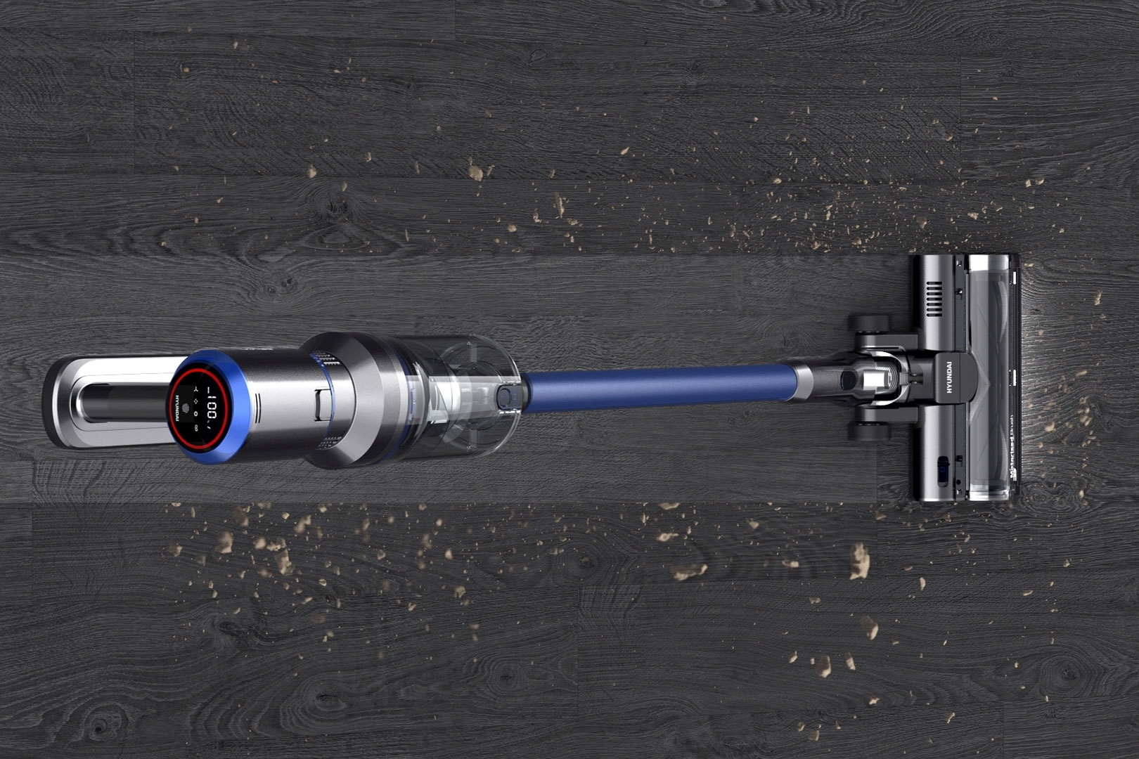 Обзор вертикального аккумуляторного пылесоса Hyundai HYV-S7970