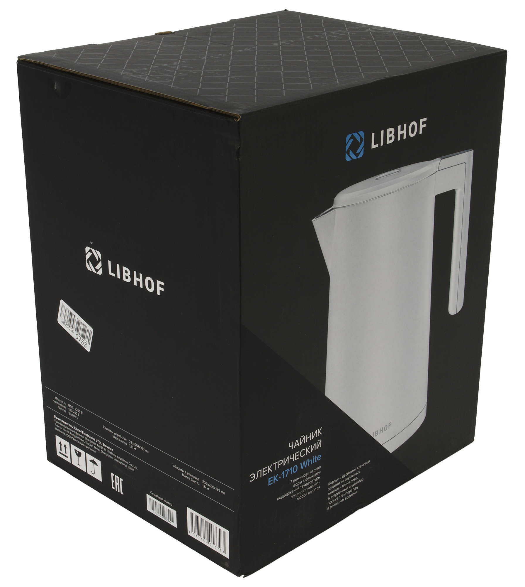 Обзор чайника Libhof EK-1710