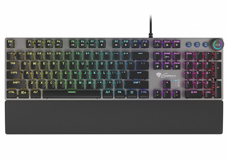 В клавиатурах Genesis Thor 380 RGB, 400 RGB и 401 RGB используются ...