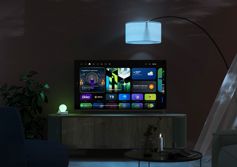 В России стартовали продажи 21 новой модели умных телевизоров Sber, в том числе 4K-флагманов QLED