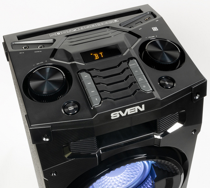 Обзор передвижной аудиосистемы с караоке Sven PS-1500