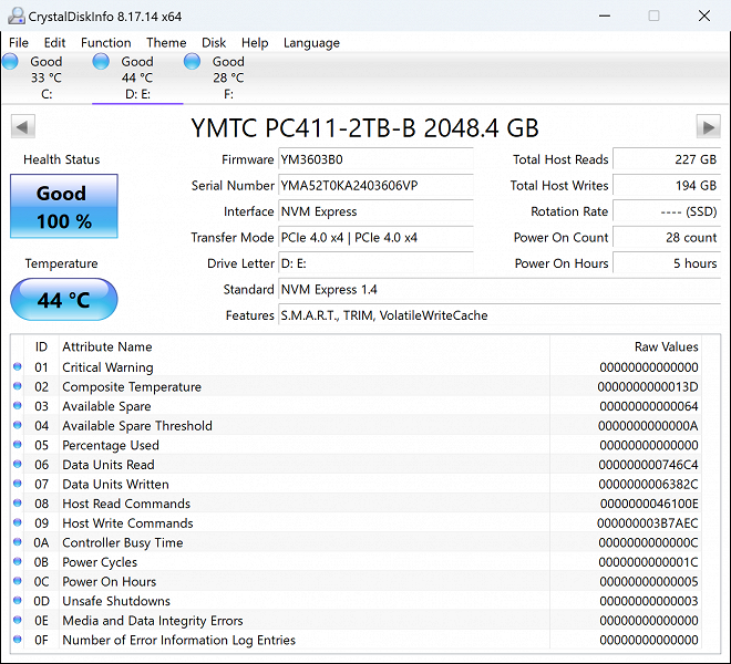 Тестирование OEM SSD-накопителя YMTC PC411 2 ТБ на контроллере Maxio MAP1602 (PCIe Gen4) и ...