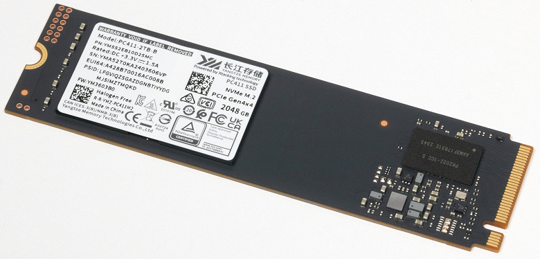 Тестирование OEM SSD-накопителя YMTC PC411 2 ТБ на контроллере Maxio MAP1602 (PCIe Gen4) и ...