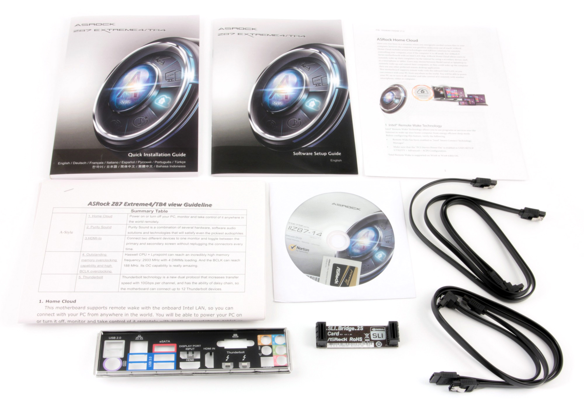 Материнская плата ASRock Z87 Extreme4/TB4