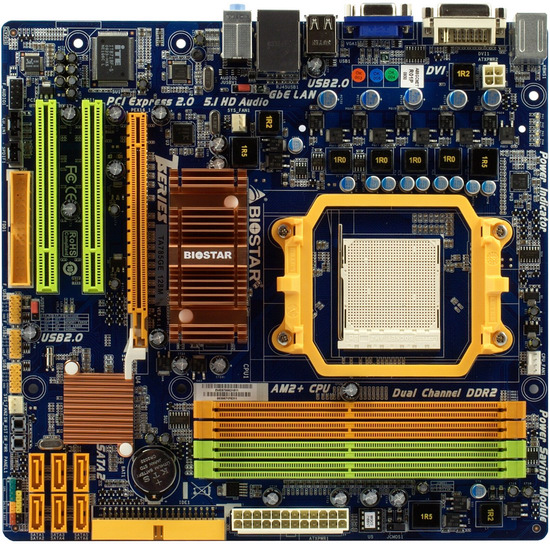 Biostar TA785GE-128M — системная плата на чипсете AMD 785G (Socket AM2+)