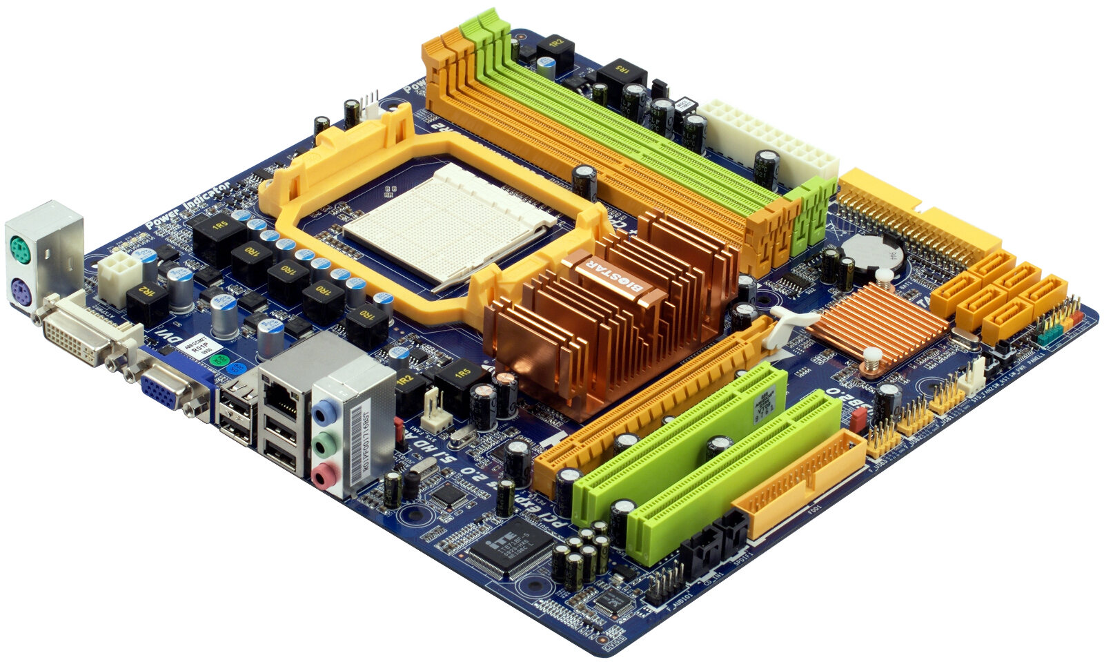 Biostar TA785GE-128M — системная плата на чипсете AMD 785G (Socket AM2+)