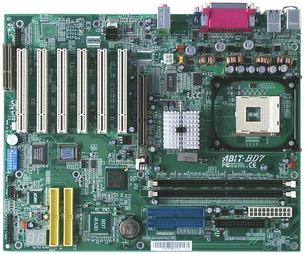 Abit BD7-RAID - системная плата на базе чипсета i845D