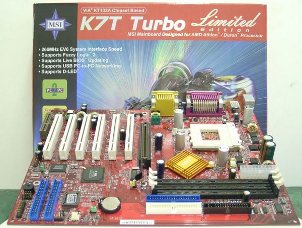 Системная плата MSI K7Turbo-R Limited Edition на базе чипсета VIA ...