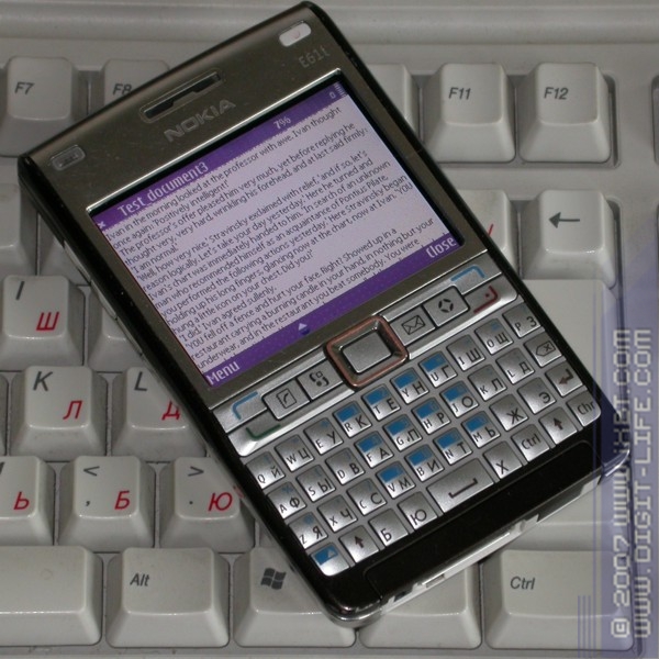 Легкий обзор смартфона Nokia E61i