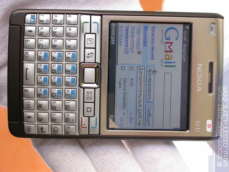Легкий обзор смартфона Nokia E61i