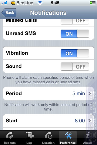 Обзор программы iLog (Apple iPhone)
