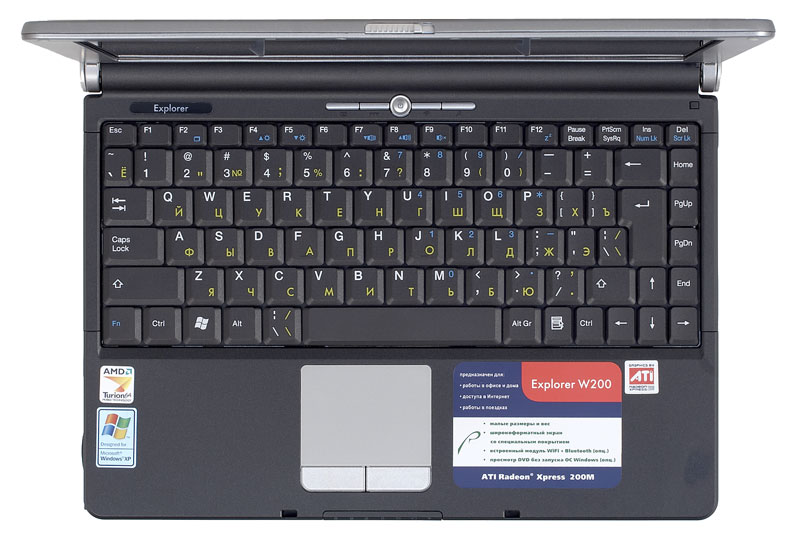 RoverBook Explorer W200 — еще один компактный ноутбук с процессором AMD ...