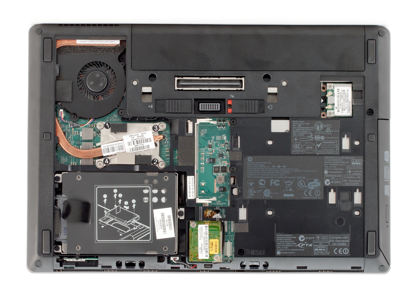 Hewlett-Packard ProBook 6360b:небольшой рабочий танк