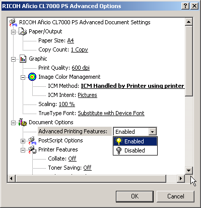 Цветной лазерный принтер Ricoh Aficio CL7000