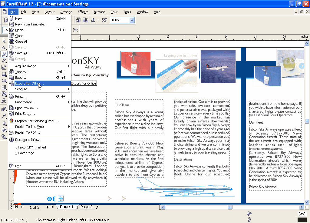 CorelDRAW Graphics Suite 12, официально