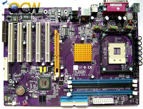 PT880-A — системная плата ECS на VIA PT880