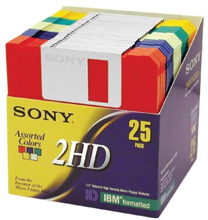 Sony прекращает поставки флоппи-дисков