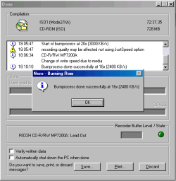 Тестирование CD-RW дисководов с интерфейсом IDE: Ricoh MP7200A