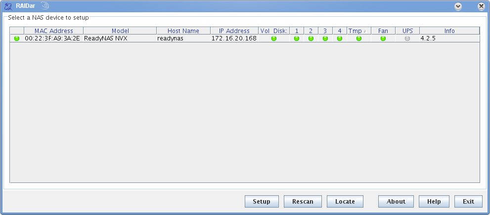 Сетевой накопитель NETGEAR ReadyNAS NVX