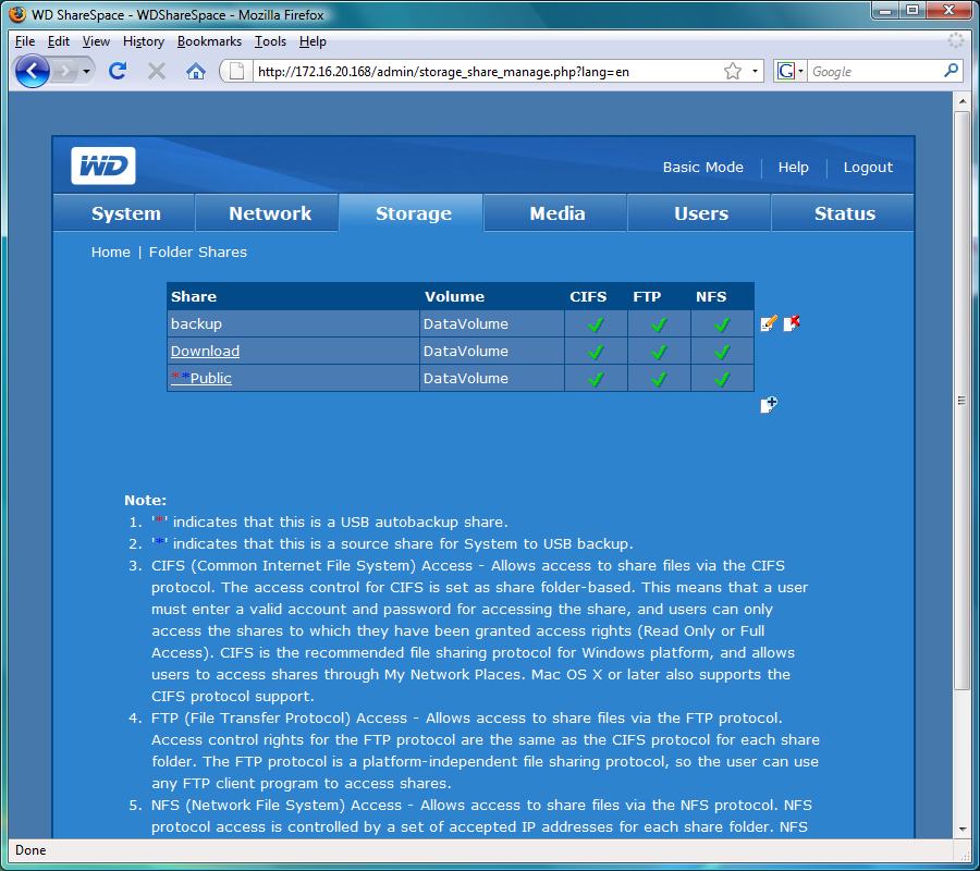 Сетевой накопитель Western Digital ShareSpace