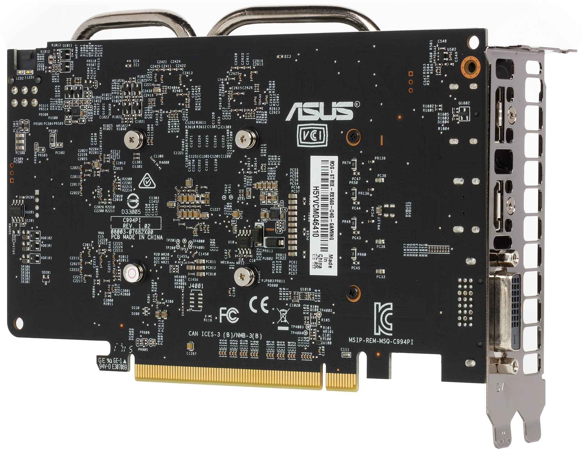 Видеоускоритель Asus ROG Strix RX 560 OC (4 ГБ)